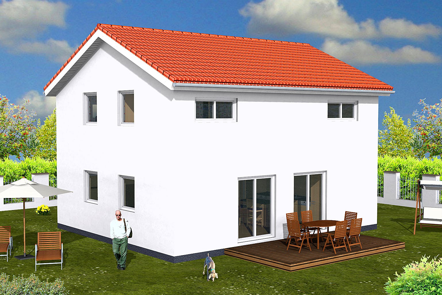 Einfamilienhaus Albertino 128 A von Albert Haus | Fertighaus.de