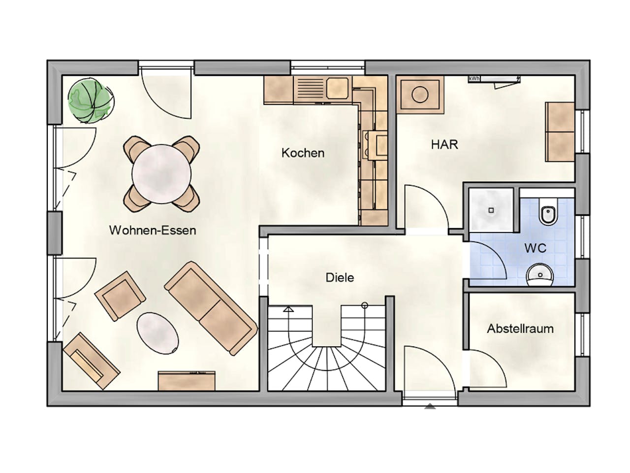 Einfamilienhaus Classic 120s von AMB Massivhaus | Fertighaus.at