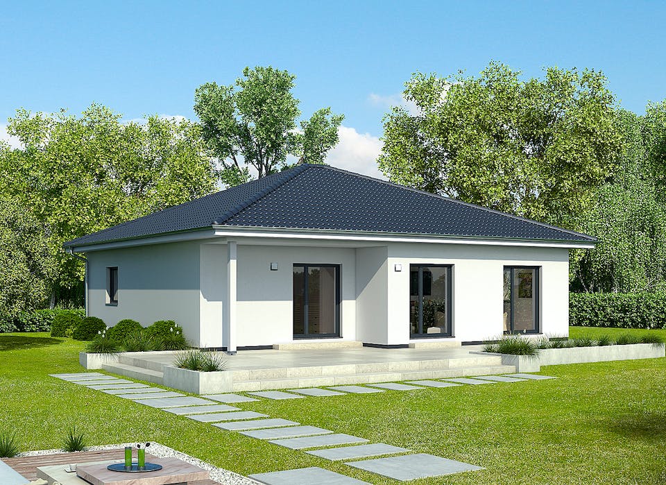 Kleines Fertighaus F 252 R 2 Personen Haus Bauen