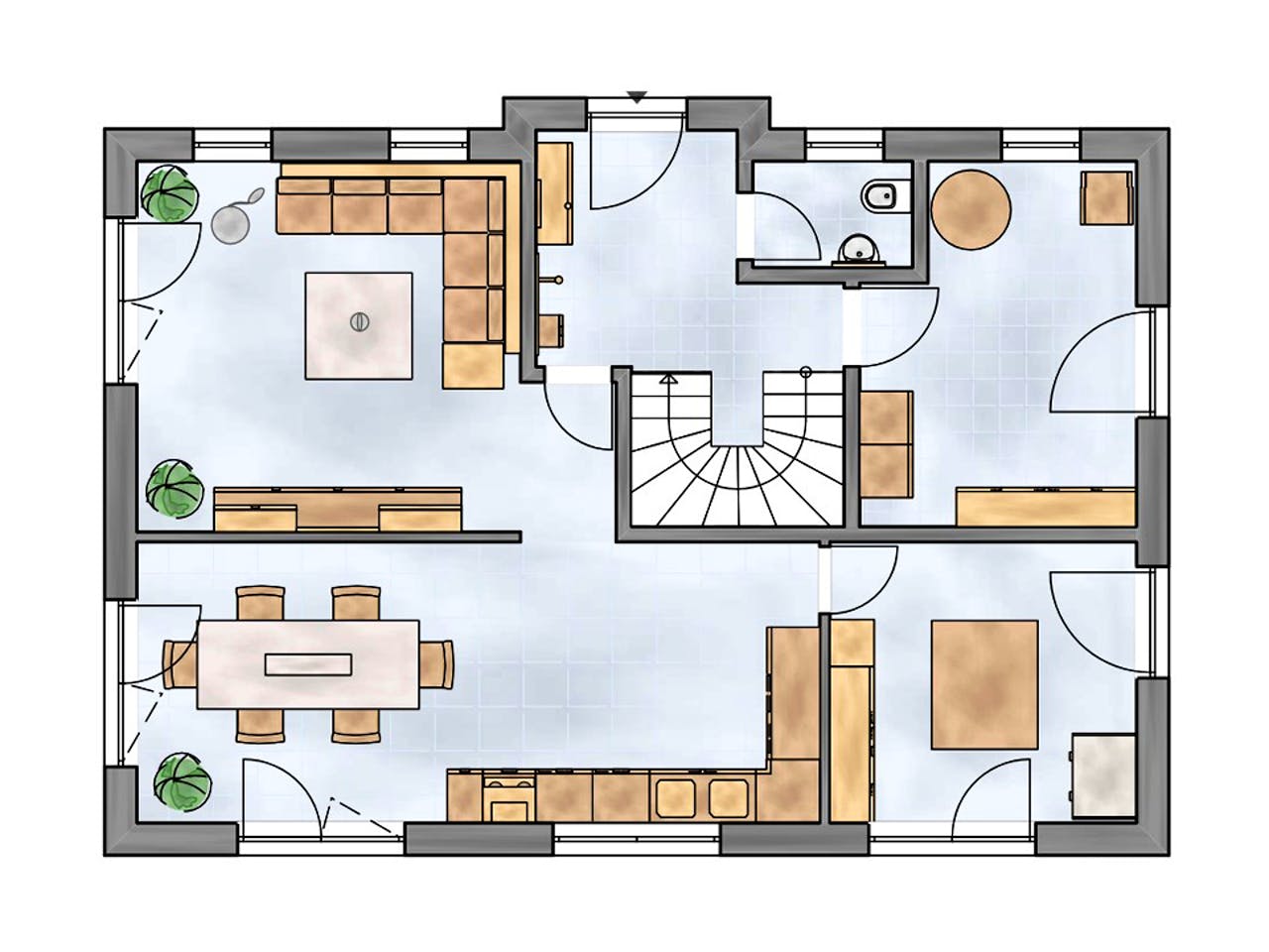 Einfamilienhaus Haus Country von Botan Haus | Fertighaus.de