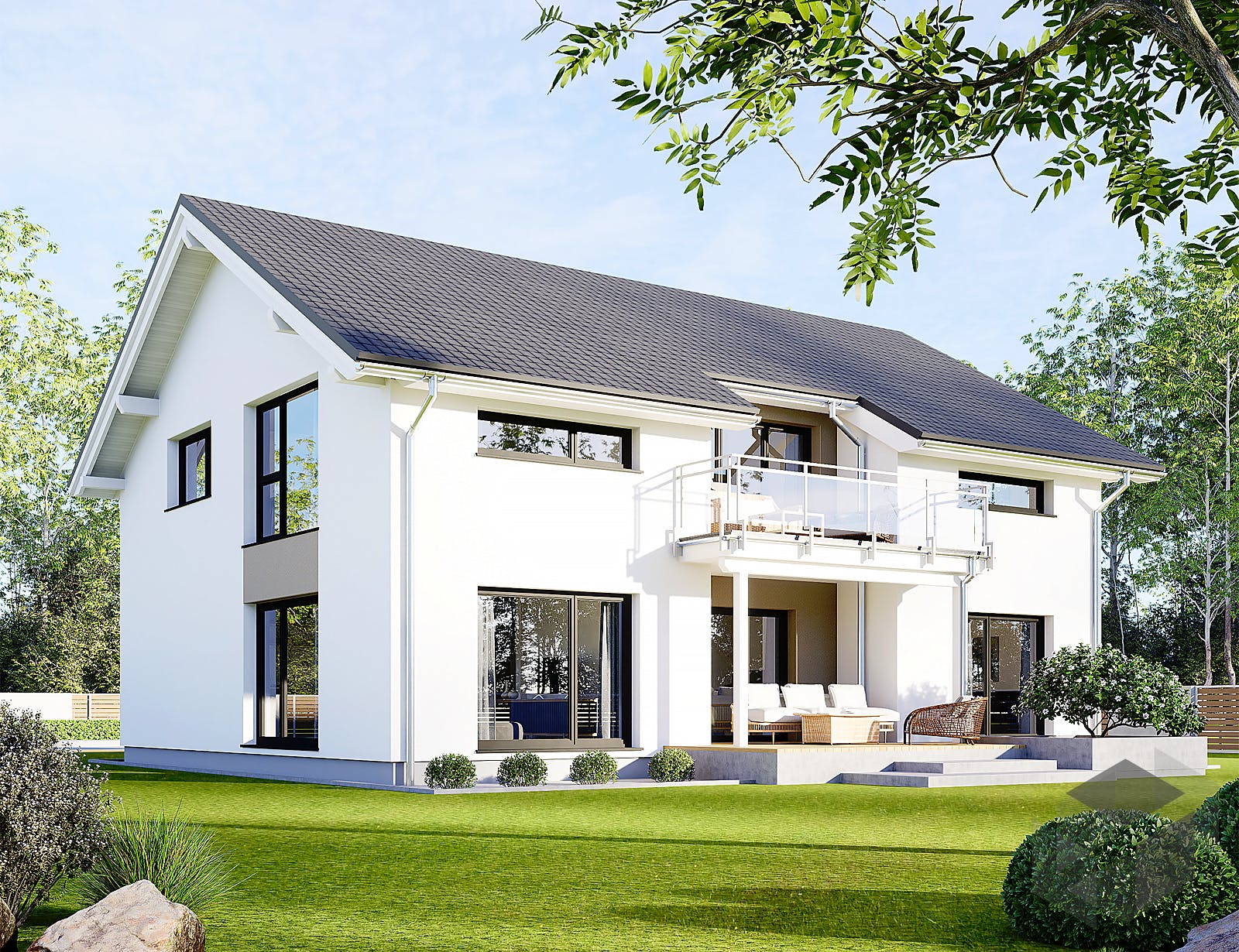 Zweifamilienhaus Plus 235 von Danwood | Fertighaus.at