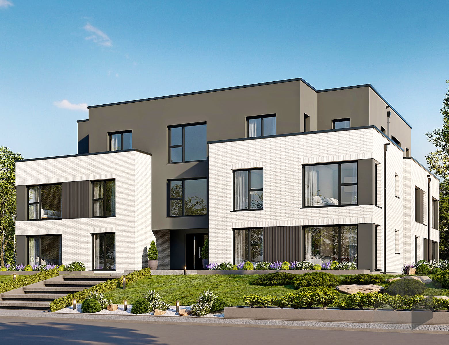 Schöne Mehrfamilienhaus 20 Wohnungen Kosten Fotos