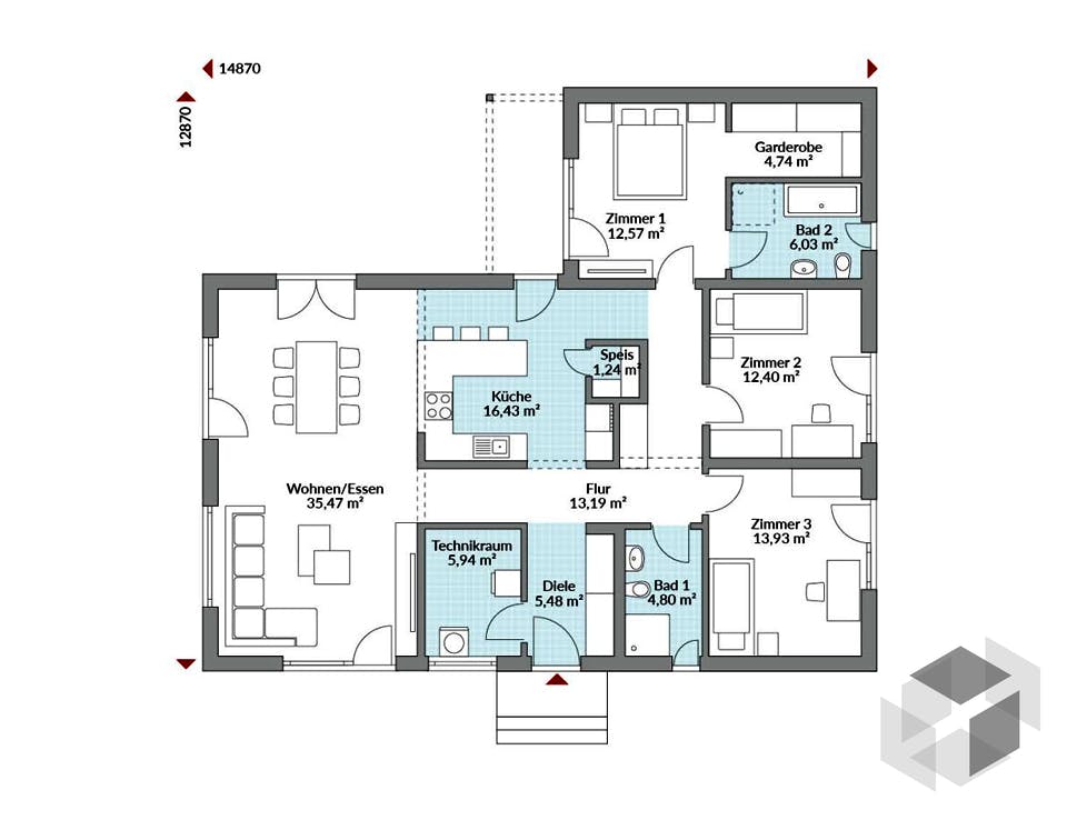 Einfamilienhaus Perfect 132 von Danwood - Österreich | Fertighaus.at