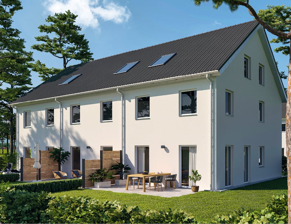 Reihenhaus bauen ab 216.000 € | Fertighaus.de