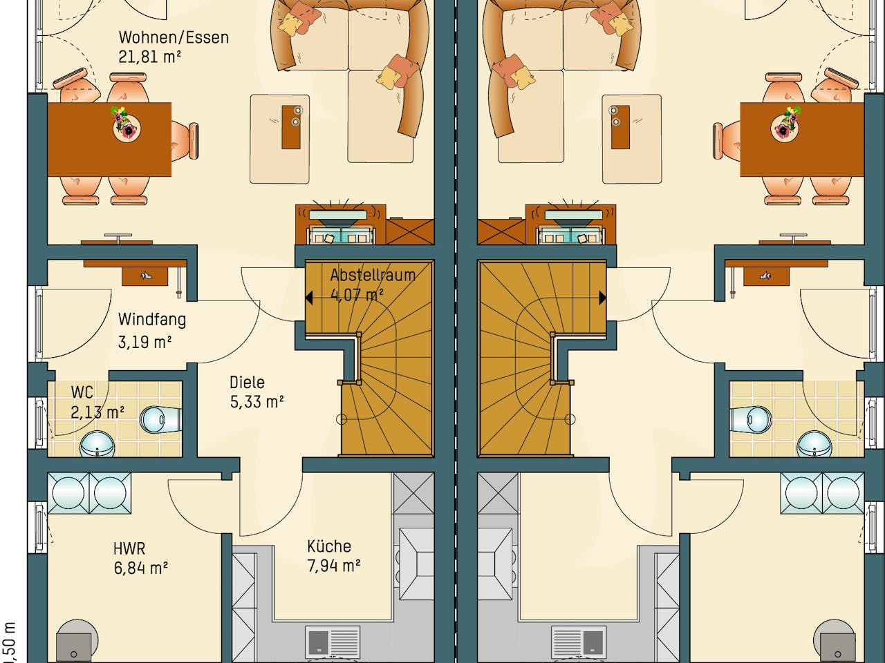 Doppelhaus DUO 155 von FingerHaus | Fertighaus.de