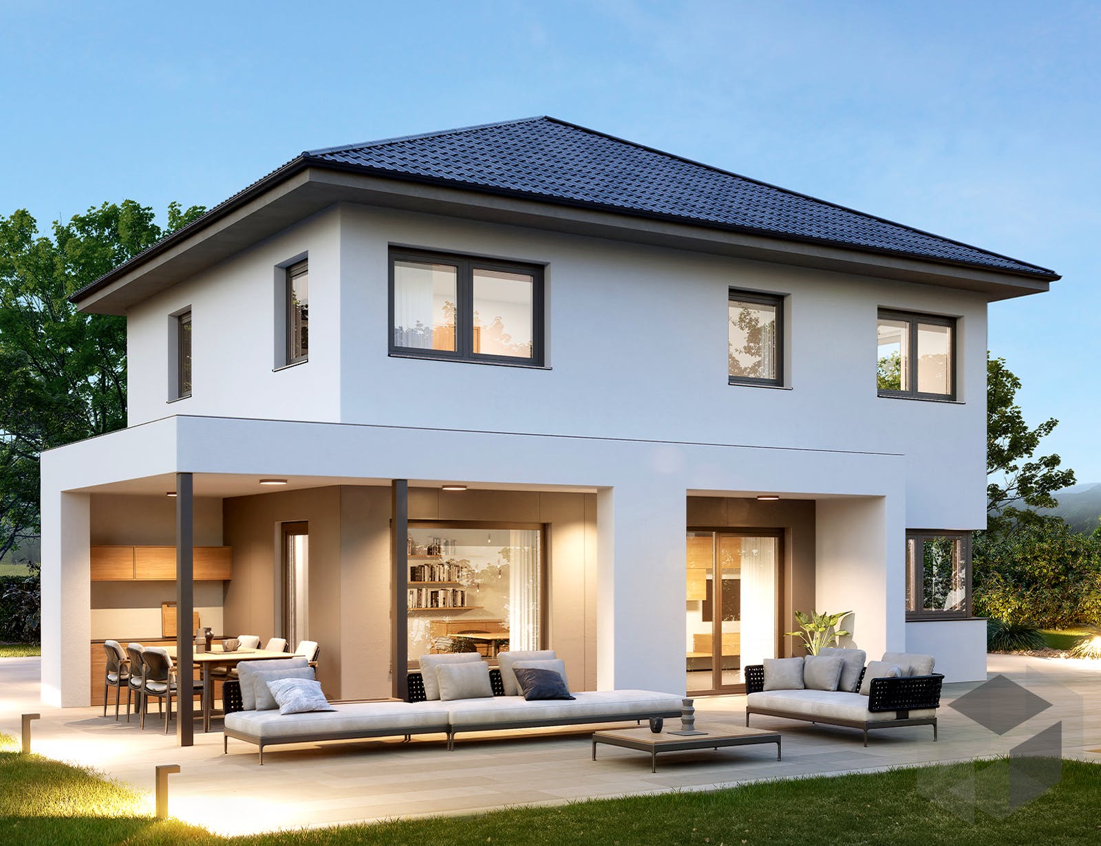 ELK Musterhaus Günzburg - ELK All in One 131 - Walmdach | Preisinfo