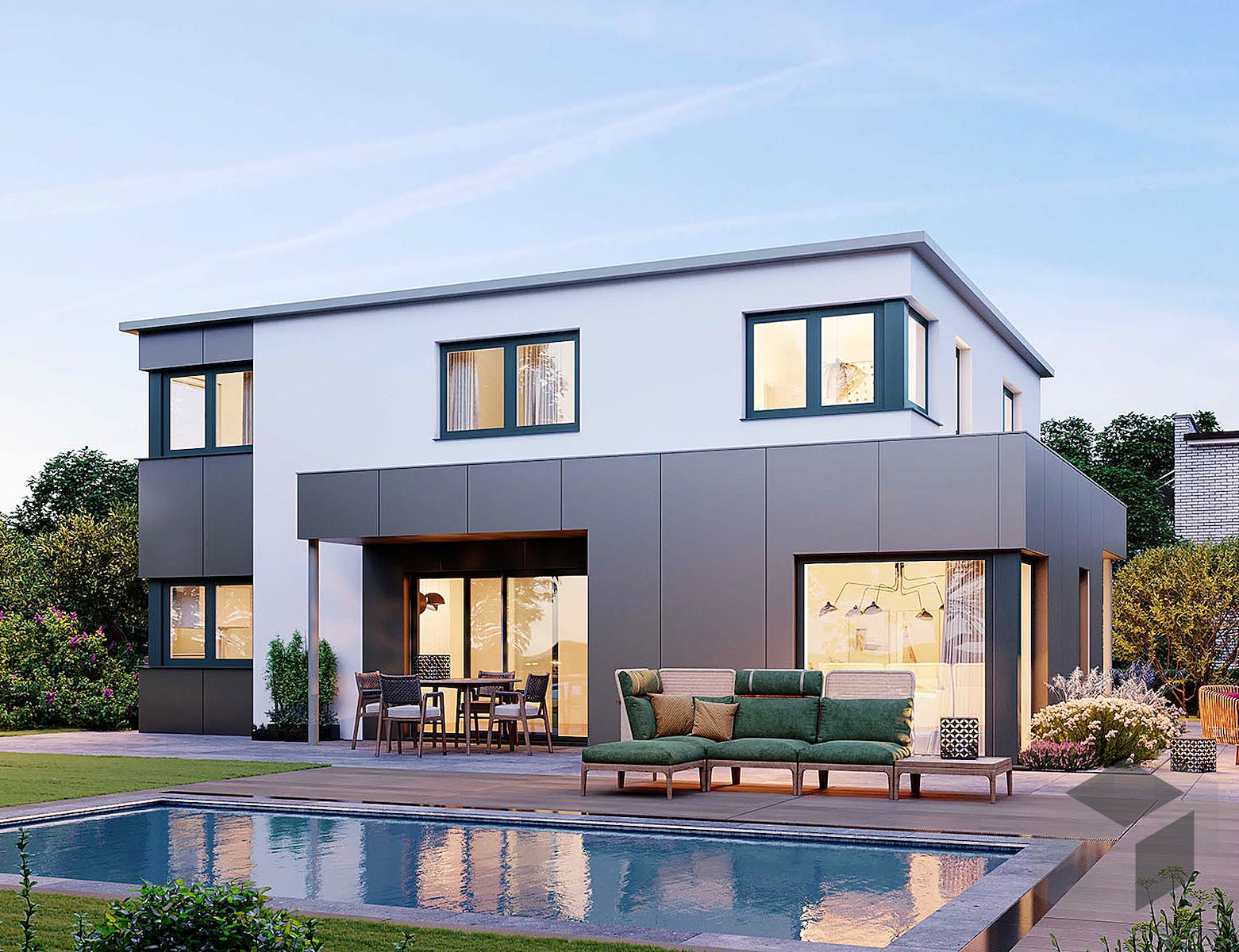 ELK Fertighaus - ELK Design 173 - Flachdach | Preisinfo