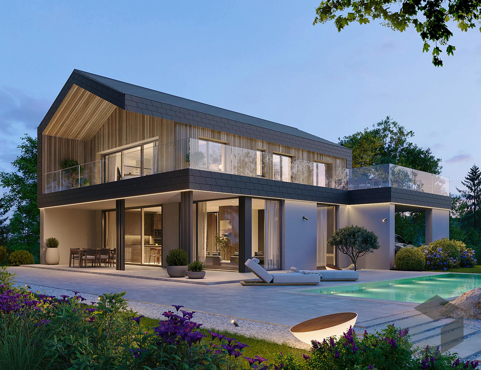 Einfamilienhaus ELK Vision 158 von ELK Fertighaus | Fertighaus.de