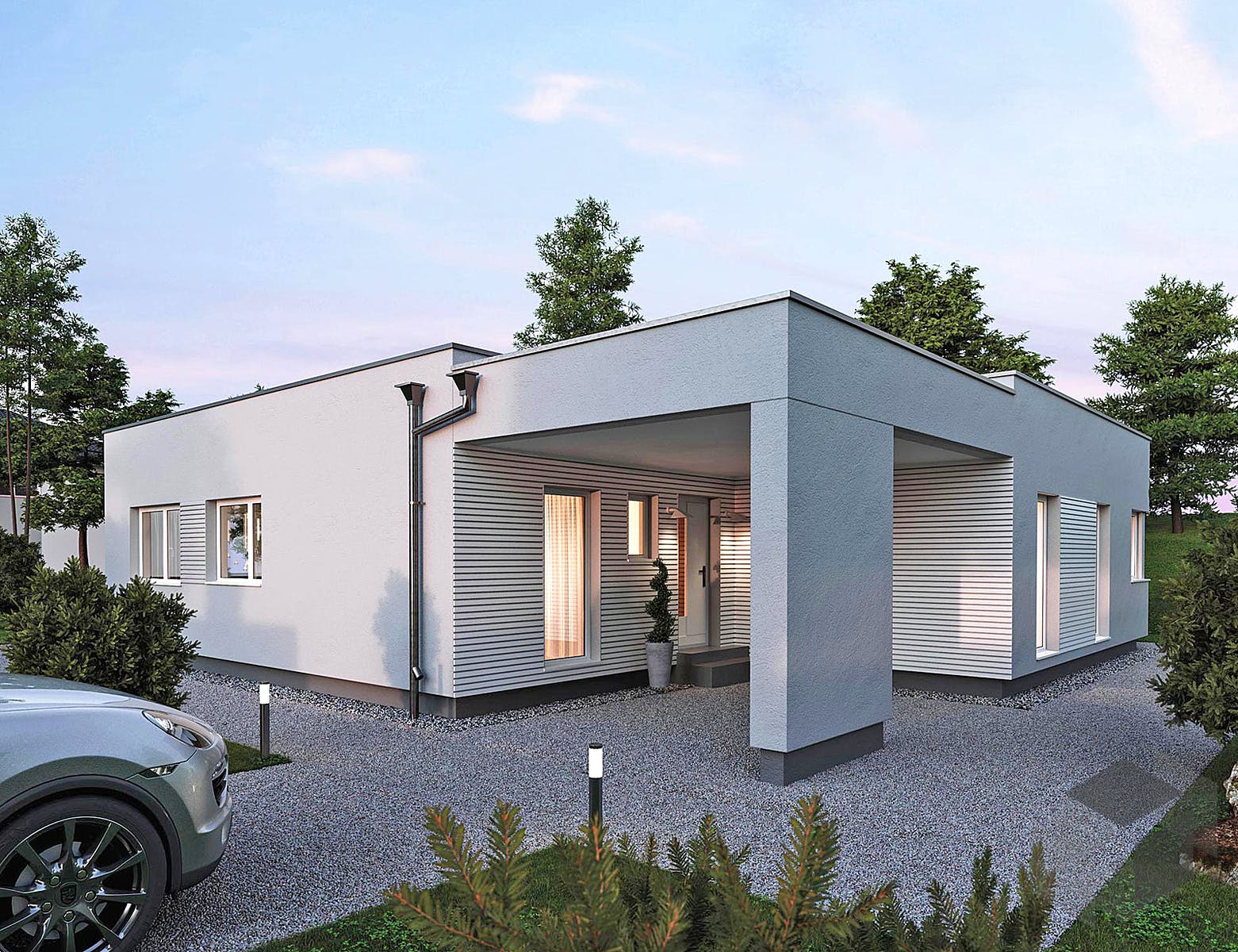 ELK Fertighaus - ELK HAUS BU 140 Flachdach | Preisinfo