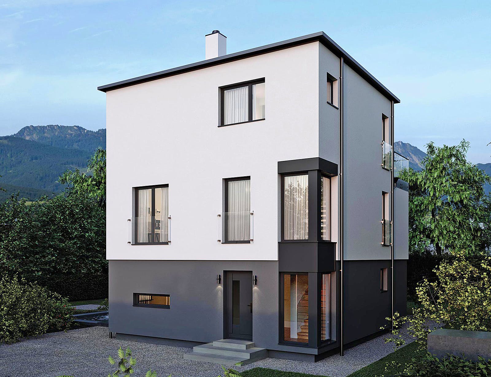 Einfamilienhaus ELK HAUS 178 Flachdach von ELK Fertighaus | Fertighaus.de