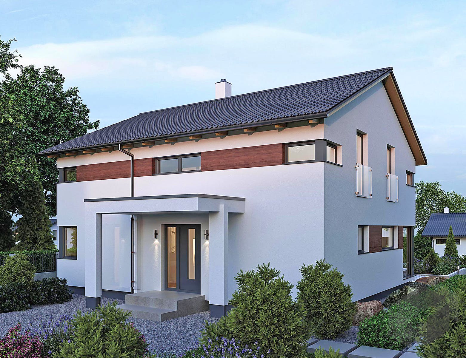 ELK Fertighaus - ELK HAUS 189 Satteldach 25° | Preisinfo