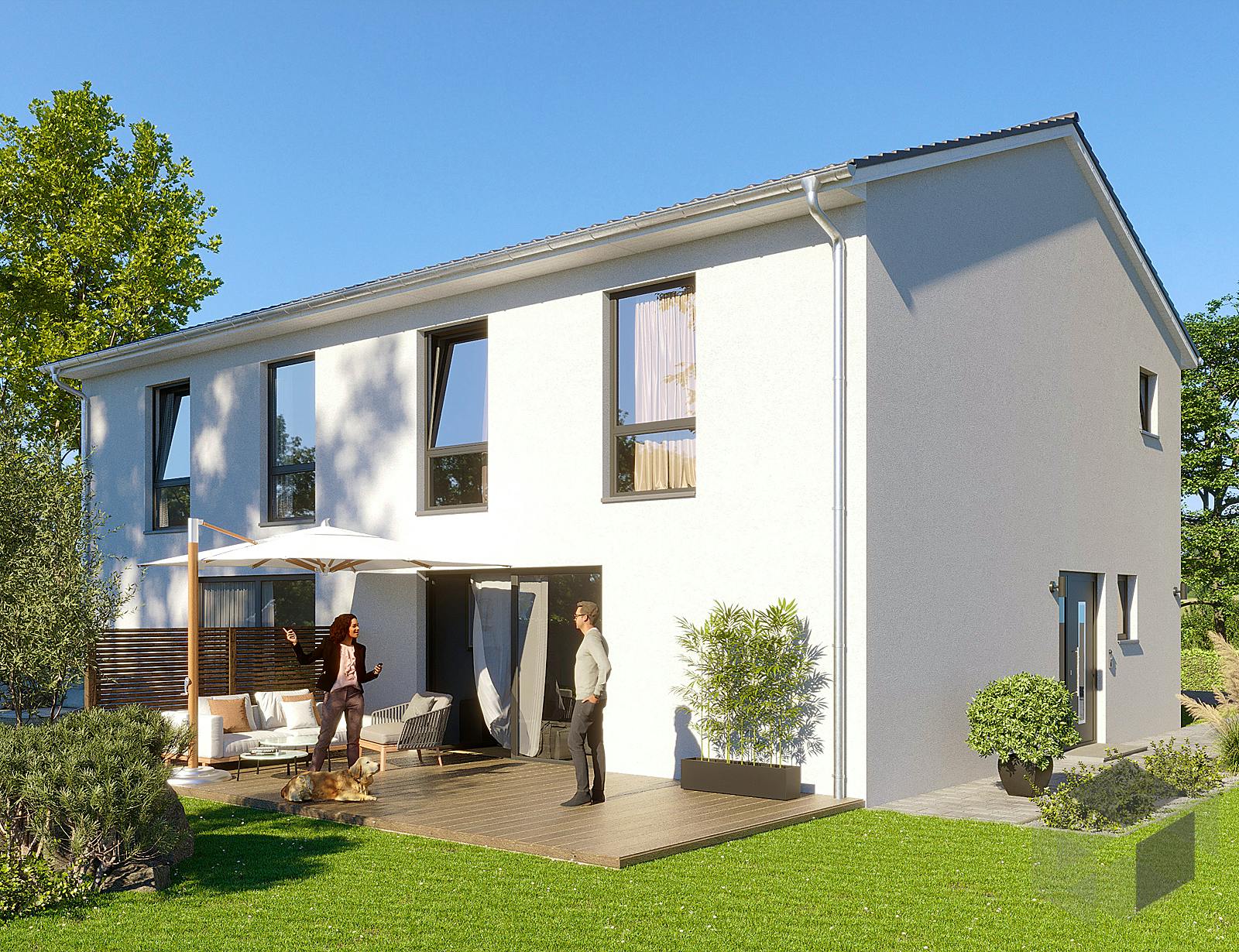 Febro Massivhaus - Doppelhaus Naunhof | Preisinfo