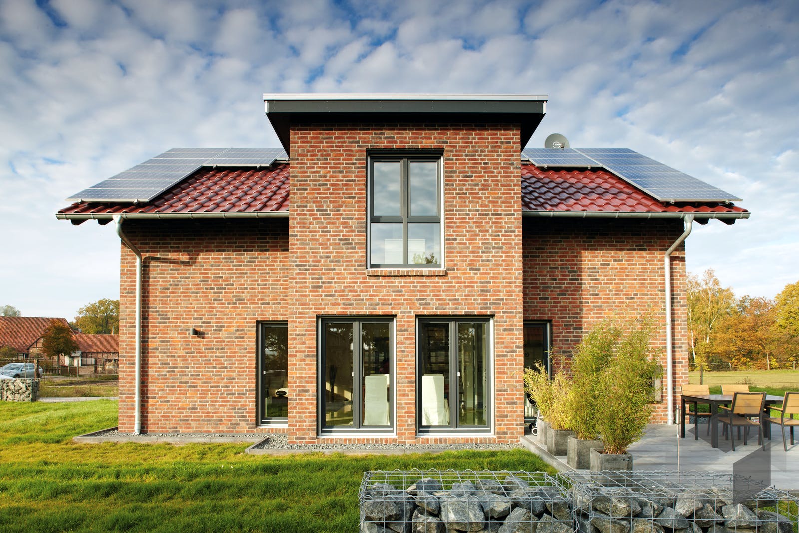 FingerHaus - Frei geplantes Kundenhaus mit Klinkerfassade | Preisinfo