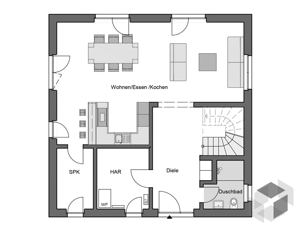 Einfamilienhaus Pure 155 von HANNOVER HAUS | Fertighaus.de