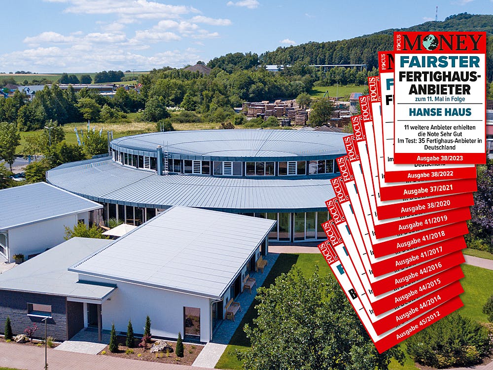 Fertighaus bauen mit HANSE-HAUS 63 Häuser ab 188.414