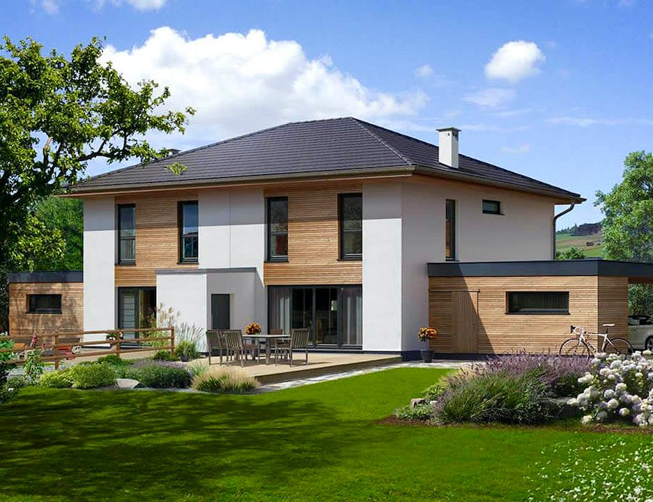 Doppelhaushälfte oder Doppelhaus bauen | Fertighaus.de