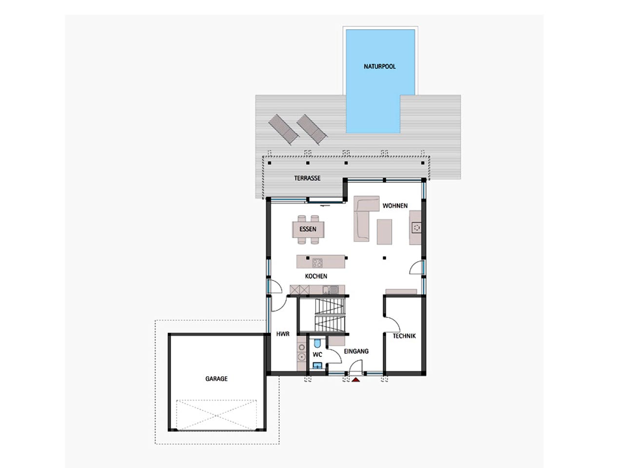 HUF HAUS - HUF Haus mit Flachdach - Beispiel 1 | Preisinfo