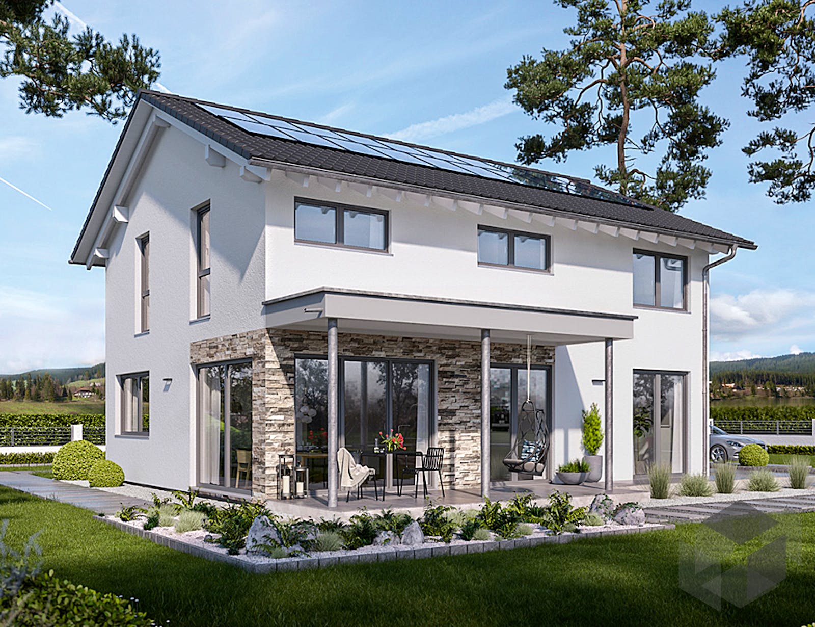 Einfamilienhaus Edition Haus No. 2 von KAMPA | Fertighaus.at