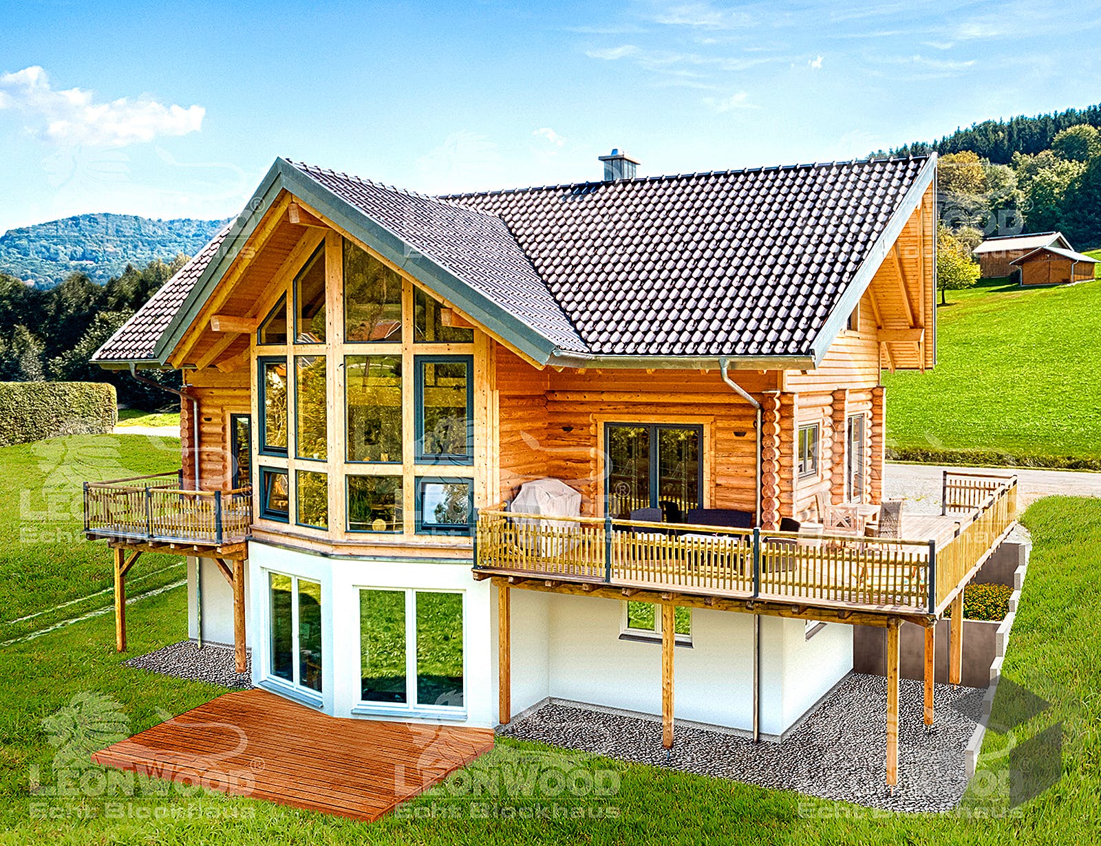 LéonWood® Holz-Blockhaus - Kodiak Country | Preisinfo