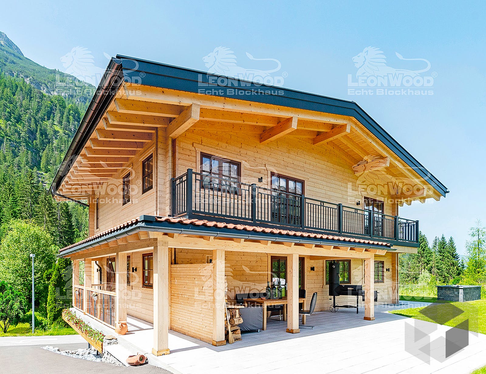 LéonWood® Holz-Blockhaus - Villa Siena | Preisinfo