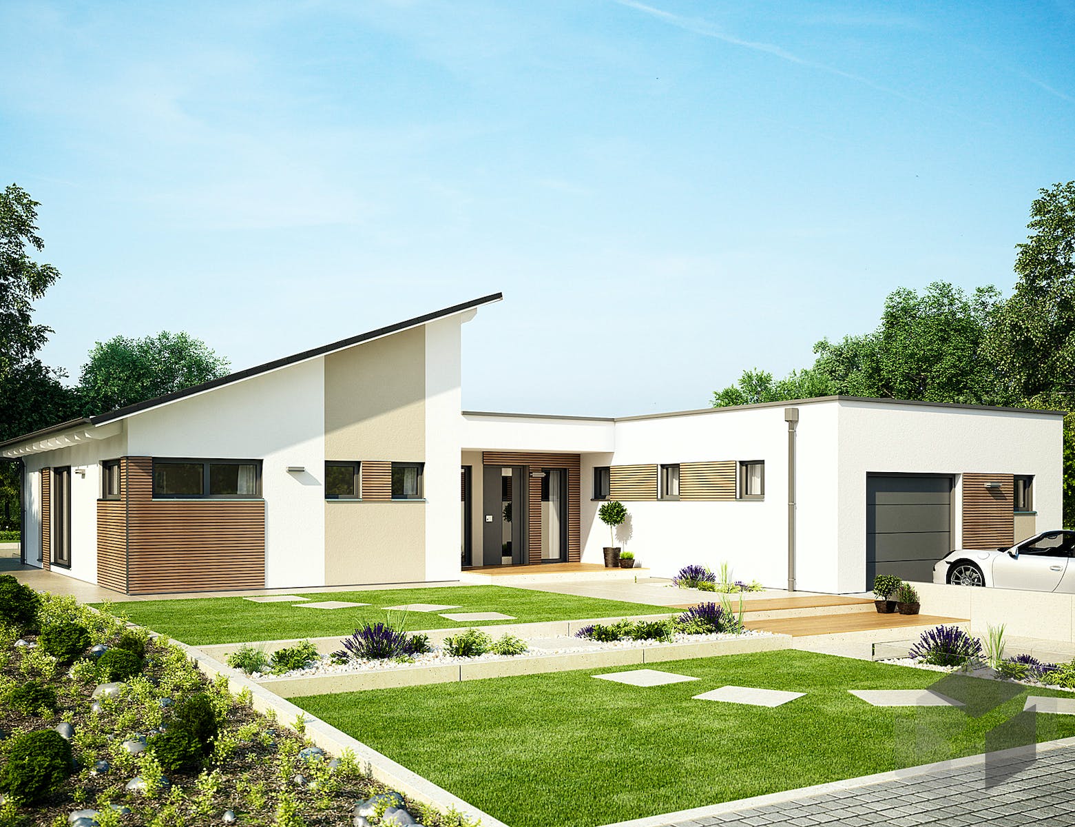 Einfamilienhaus Bungalow Marseille L von RENSCH-HAUS | Fertighaus.de