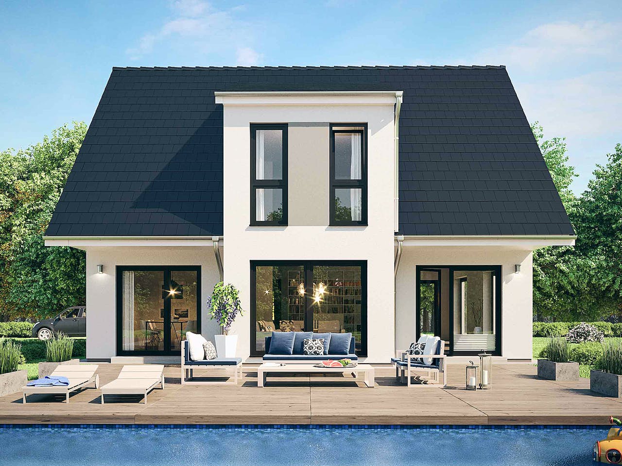 Einfamilienhaus SH 150 FS von ScanHaus Marlow | Fertighaus.at