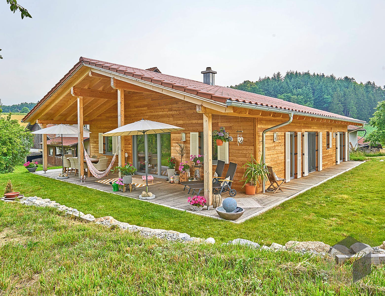 Einfamilienhaus Kundenhaus Bauer von Sonnleitner Holzbau | Fertighaus.de