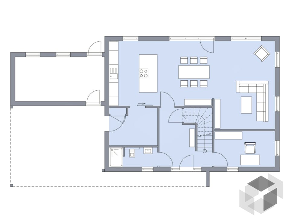Einfamilienhaus Haus Mayer von Splietker Bau | Fertighaus.at