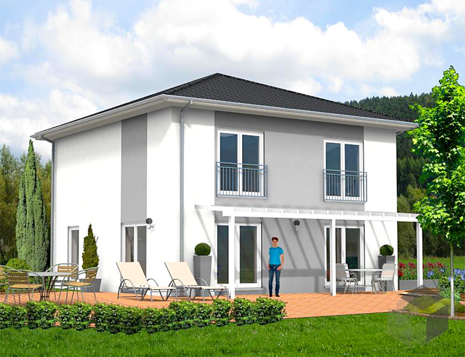 Stein auf Stein Massivhaus - Stadthaus Variante 06 | Preisinfo