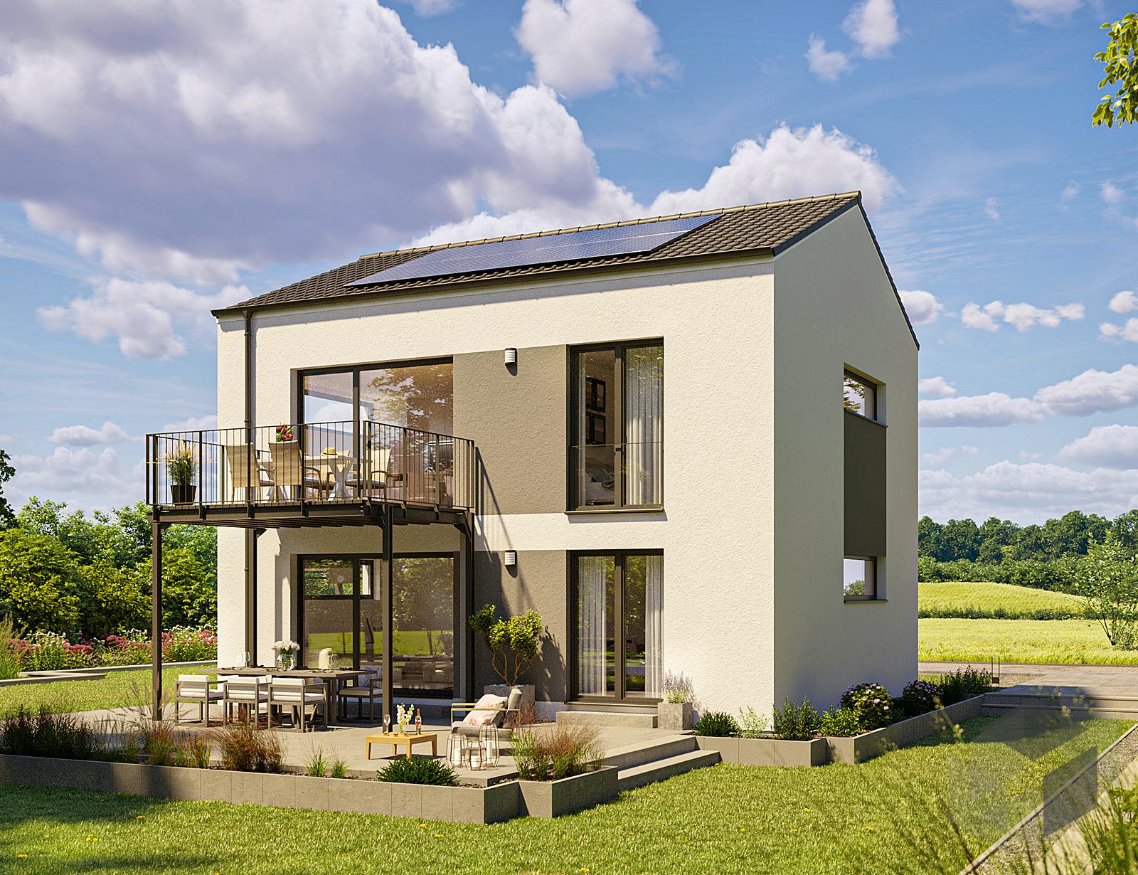 Zweifamilienhaus newLife mit zwei Wohneinheiten von WeberHaus ...