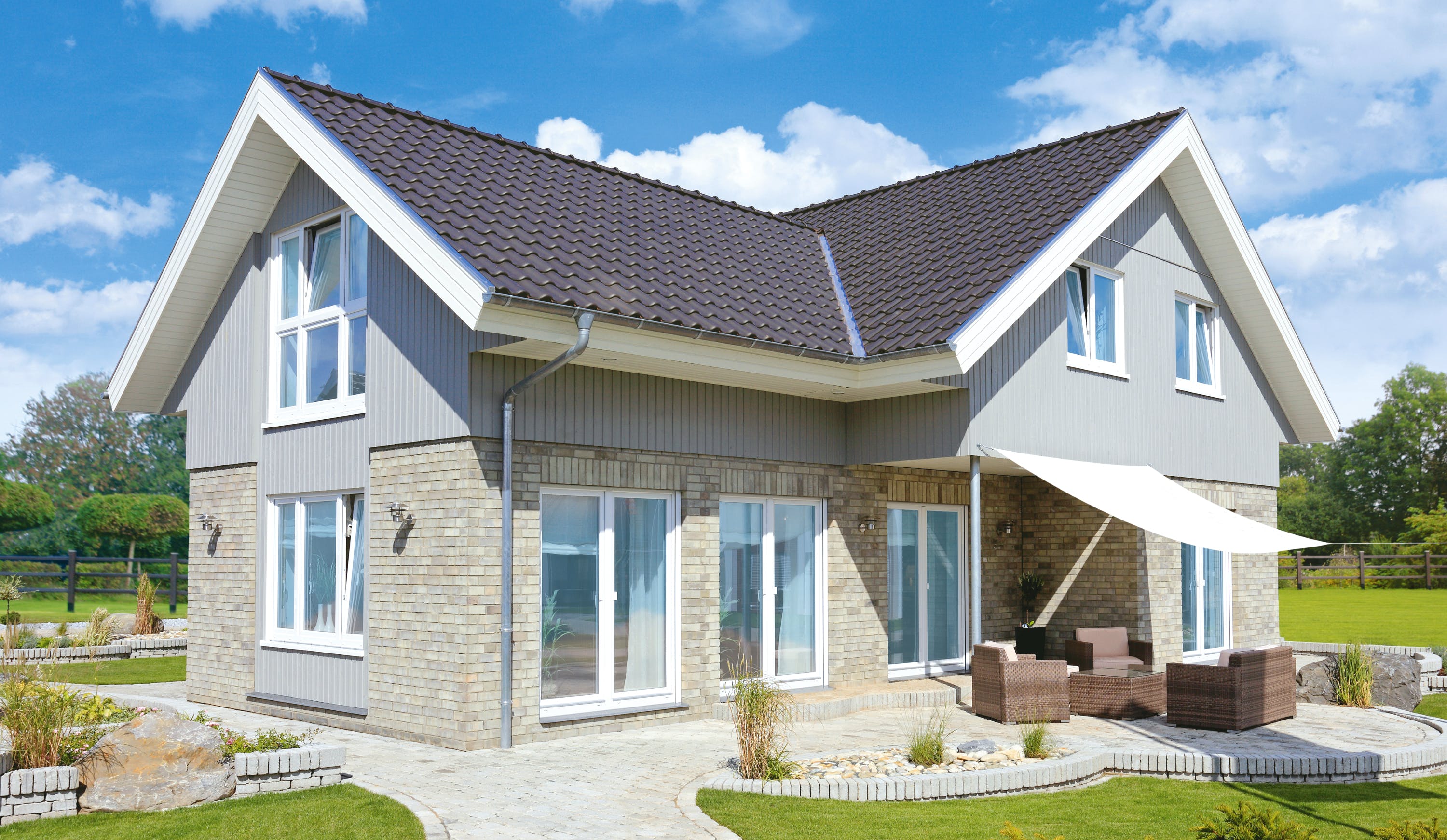 Einfamilienhaus Westerland - Winkelhaus im Landhausstil von Danhaus ...